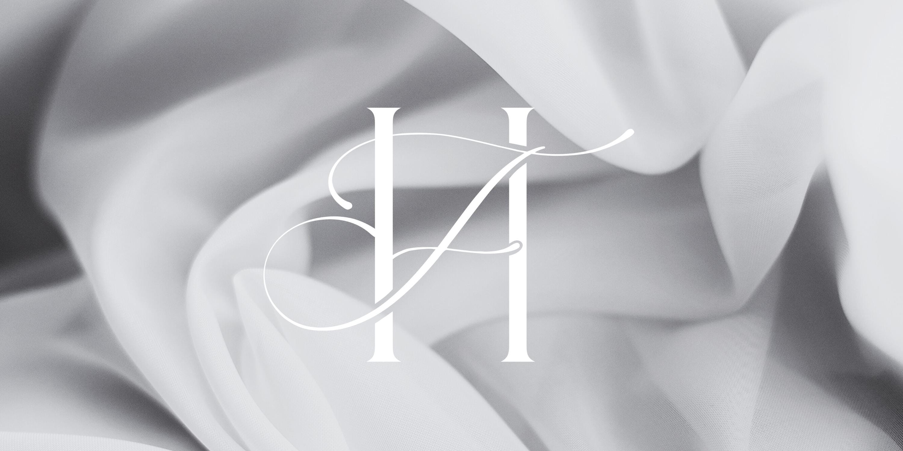 HF Monogram Wedding Logo | FH Monogram Logo | H and F Modern Minimalist ...