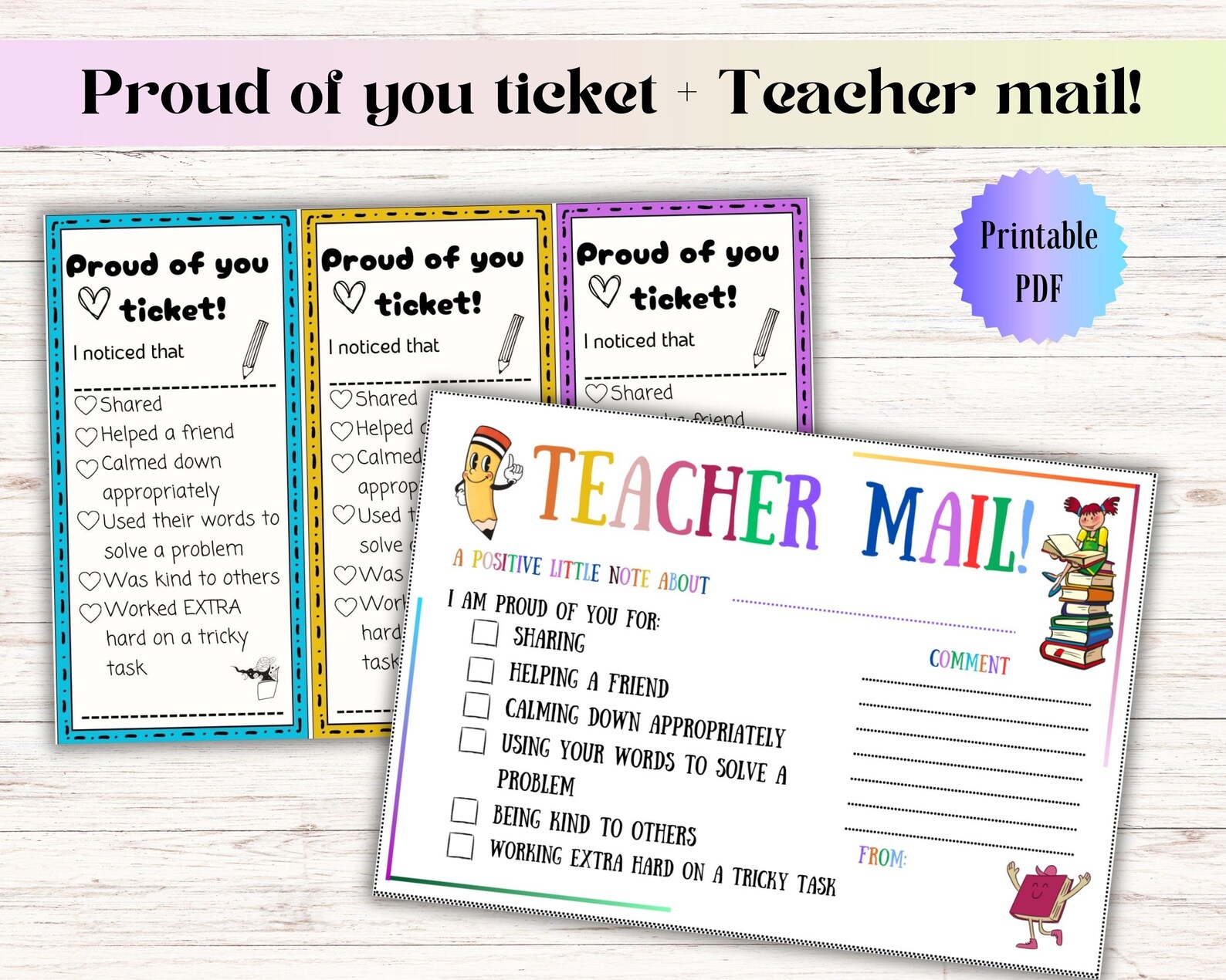 Teacher Mail, Note From the Teacher, Substitute Teacher Note, Teacher ...