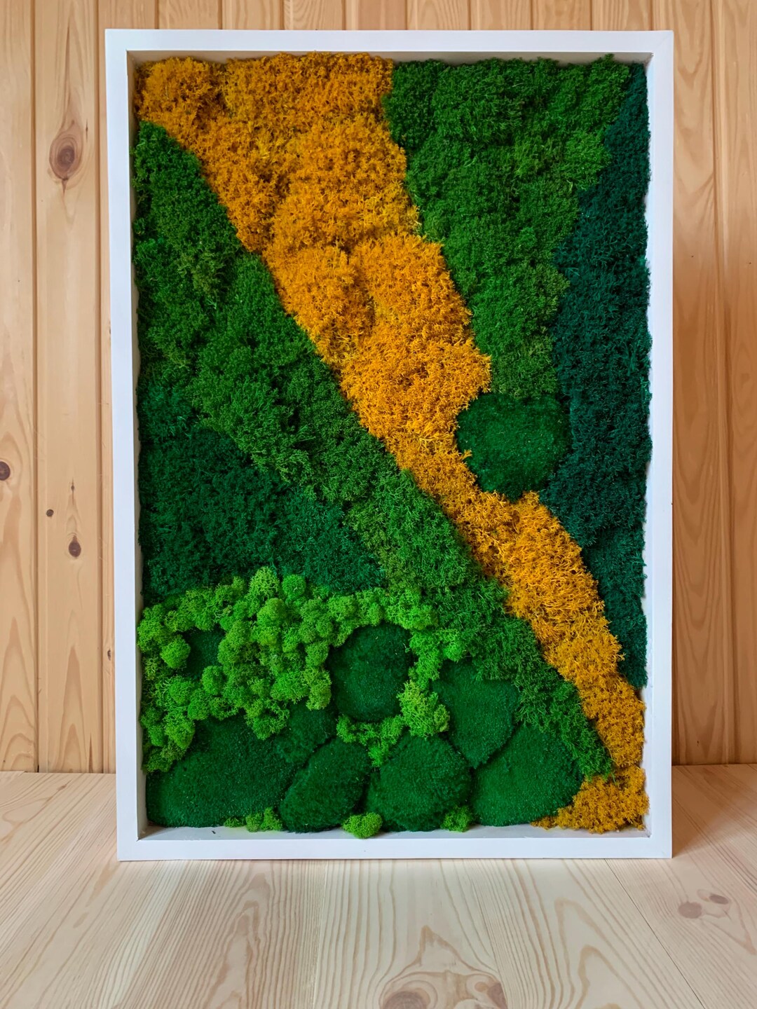 Moss Wall Art,preserved Moss,moss Art Wall Decor,living Moss Wall Art ...
