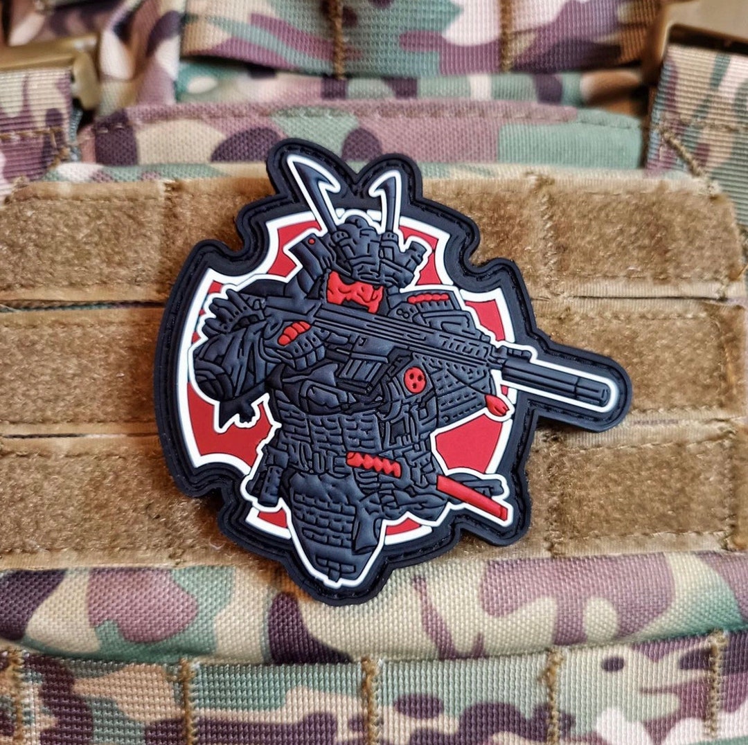 PVC Patch Samurai, Morale Tactical Patch - Etsy