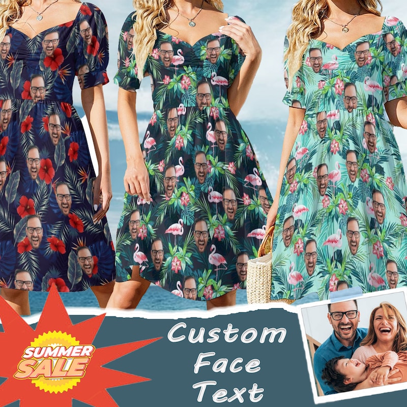 Custom Photo Dress - Etsy