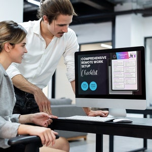 Remote Work Setup Checklist Digital PDF Download Instantly Printable ...