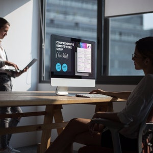 Remote Work Setup Checklist Digital PDF Download Instantly Printable ...