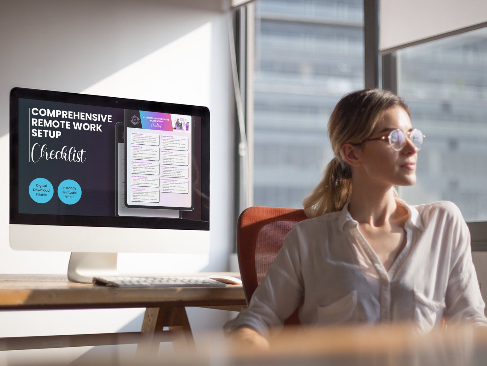 Remote Work Setup Checklist Digital PDF Download Instantly Printable ...