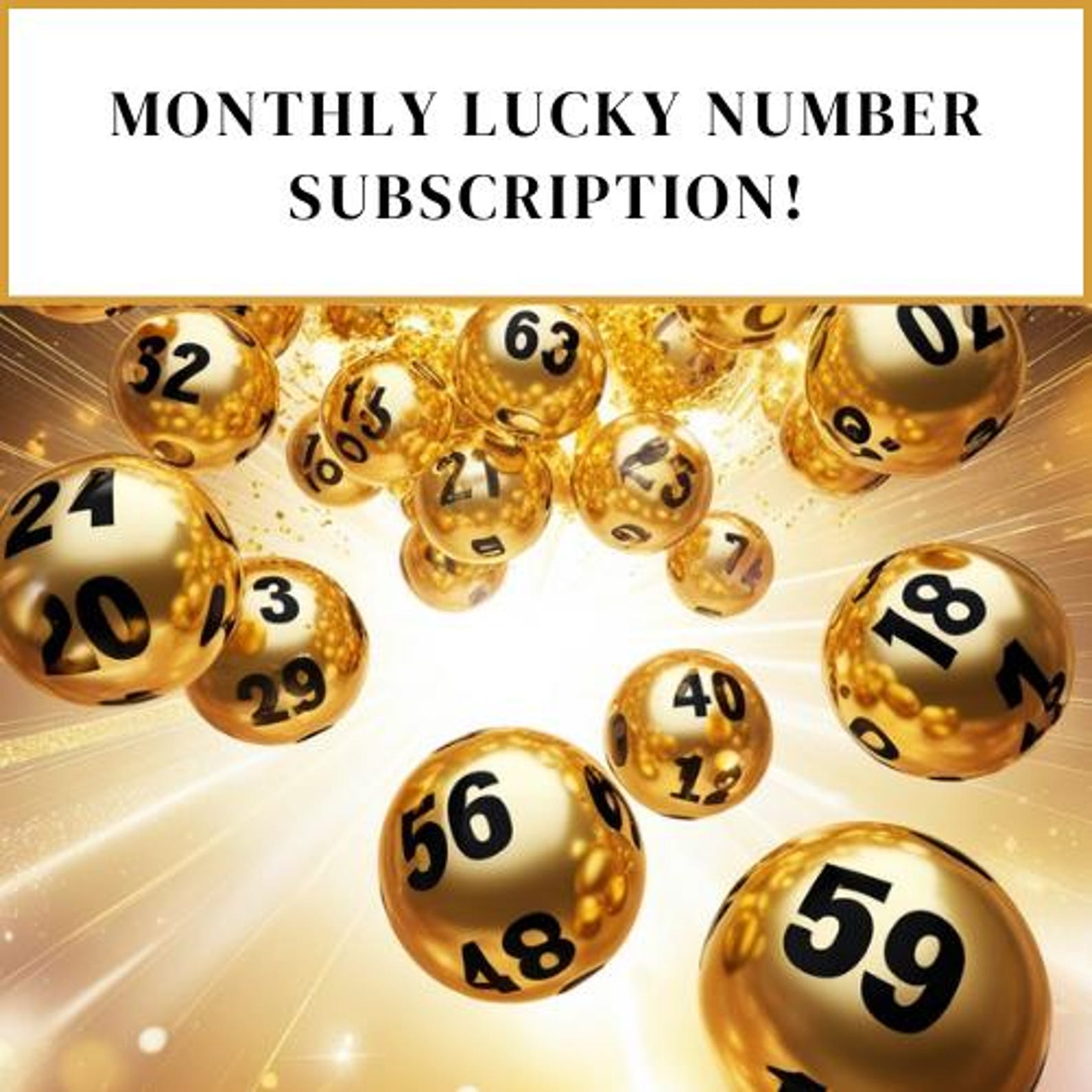 Monthly Lucky Number Subscription: VIP Astrology Lottery Predictions ...