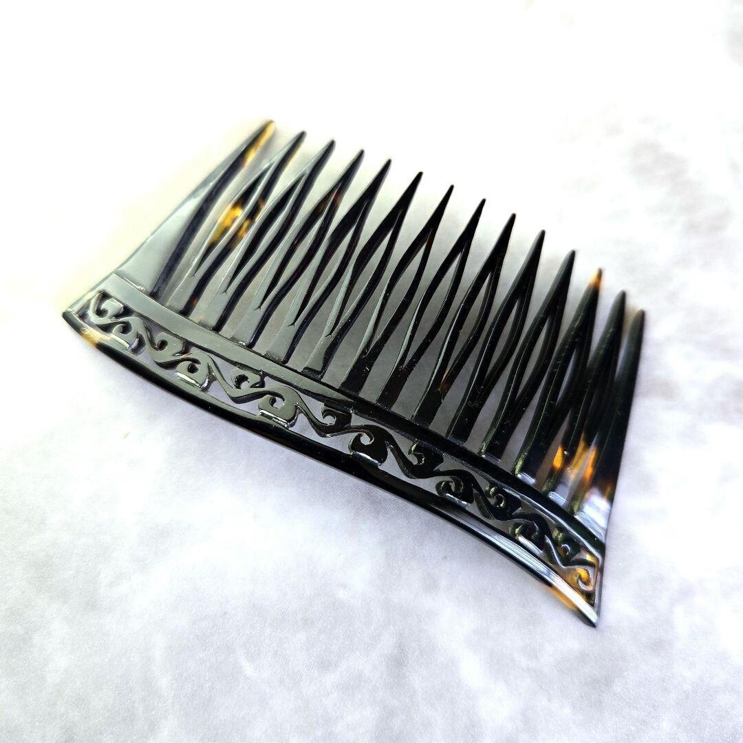 Japanese Traditional Comb, Kanzashi hairpin, Openwork,bekko - Etsy