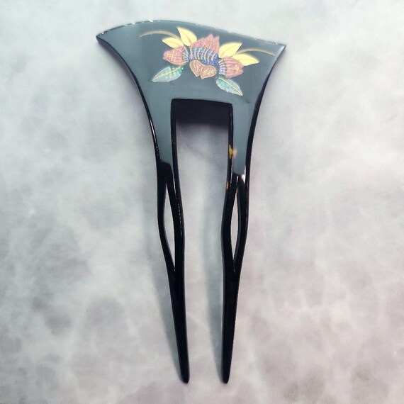 Real Bekko Kanzashi, mother-of-pearl inlay, gold and … - Gem