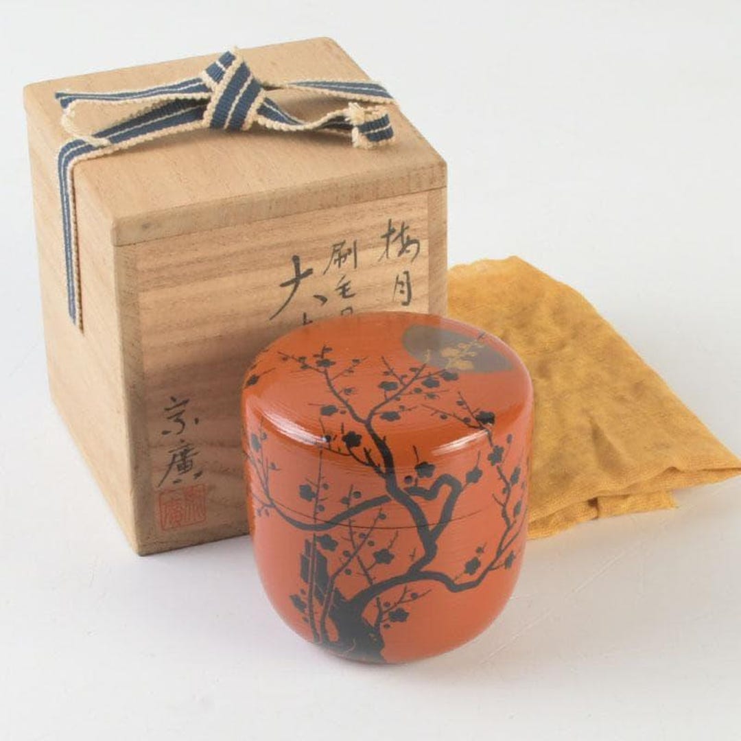 Dojo Sohiro Yamanaka Nuri O-natsume - Plum Moon Maki-e Red Brush ...