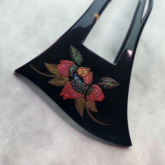 Real Bekko Kanzashi, mother-of-pearl inlay, gold and … - Gem