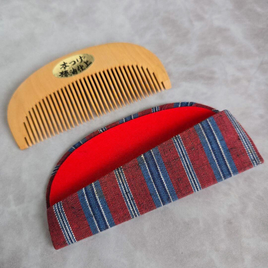 Japanese Boxwood Hair Comb With Camellia Oil | Handmade Traditional ...