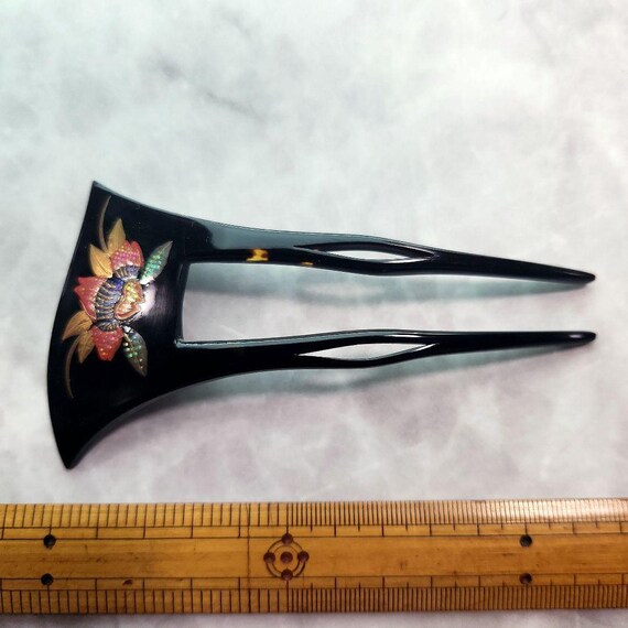 Real Bekko Kanzashi, mother-of-pearl inlay, gold and … - Gem