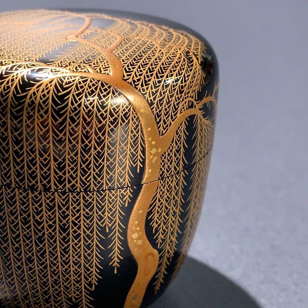 Japanese Tradition NATSUME YANAGI Maki-e, High Maki-e, Tea Ceremony ...