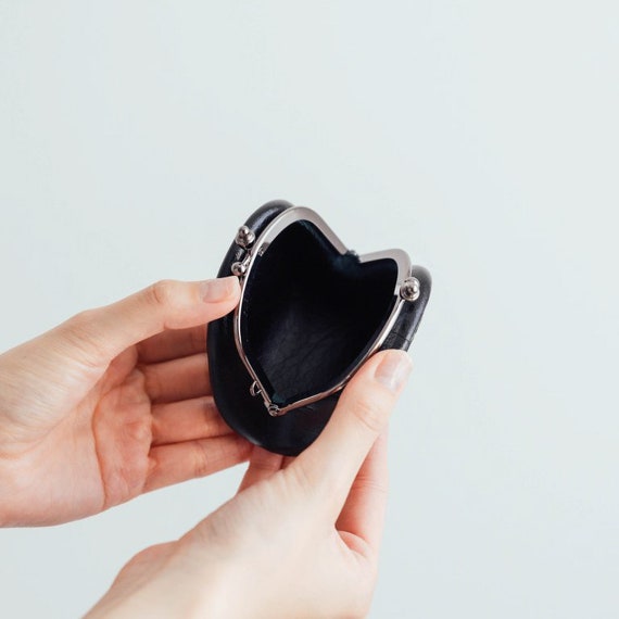 Japanese INDEN, lacquer x deerskin Black Urushi, Coin… - Gem