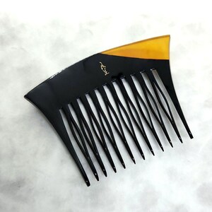 Japanese Traditional Comb, Comb Hairpin,white Bekko With Gold Lacquer ...