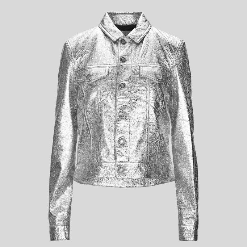 Metallic Bomber Jacket - Etsy