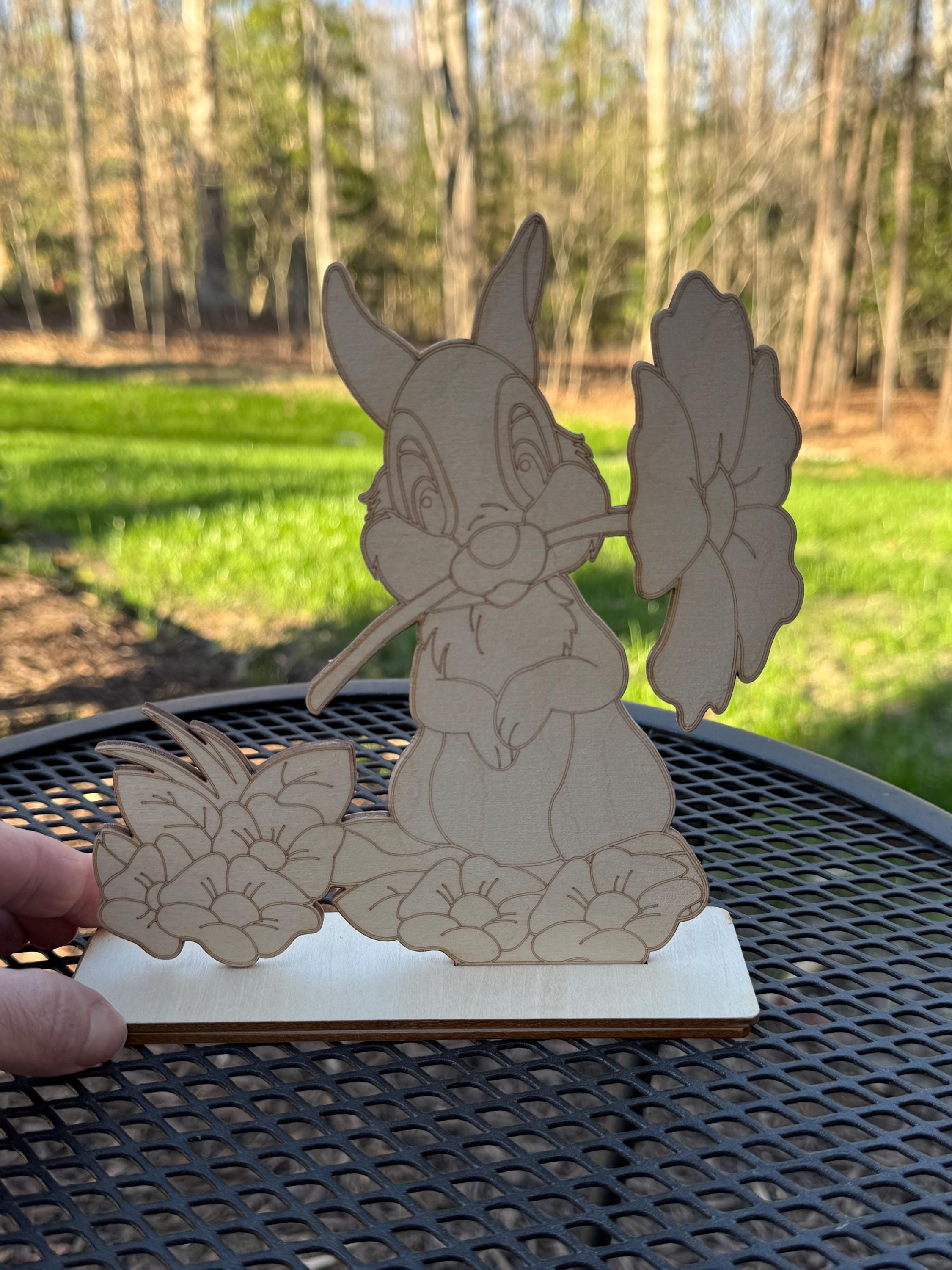 Thumper Wood Cut Out Decor Art Kit - Etsy