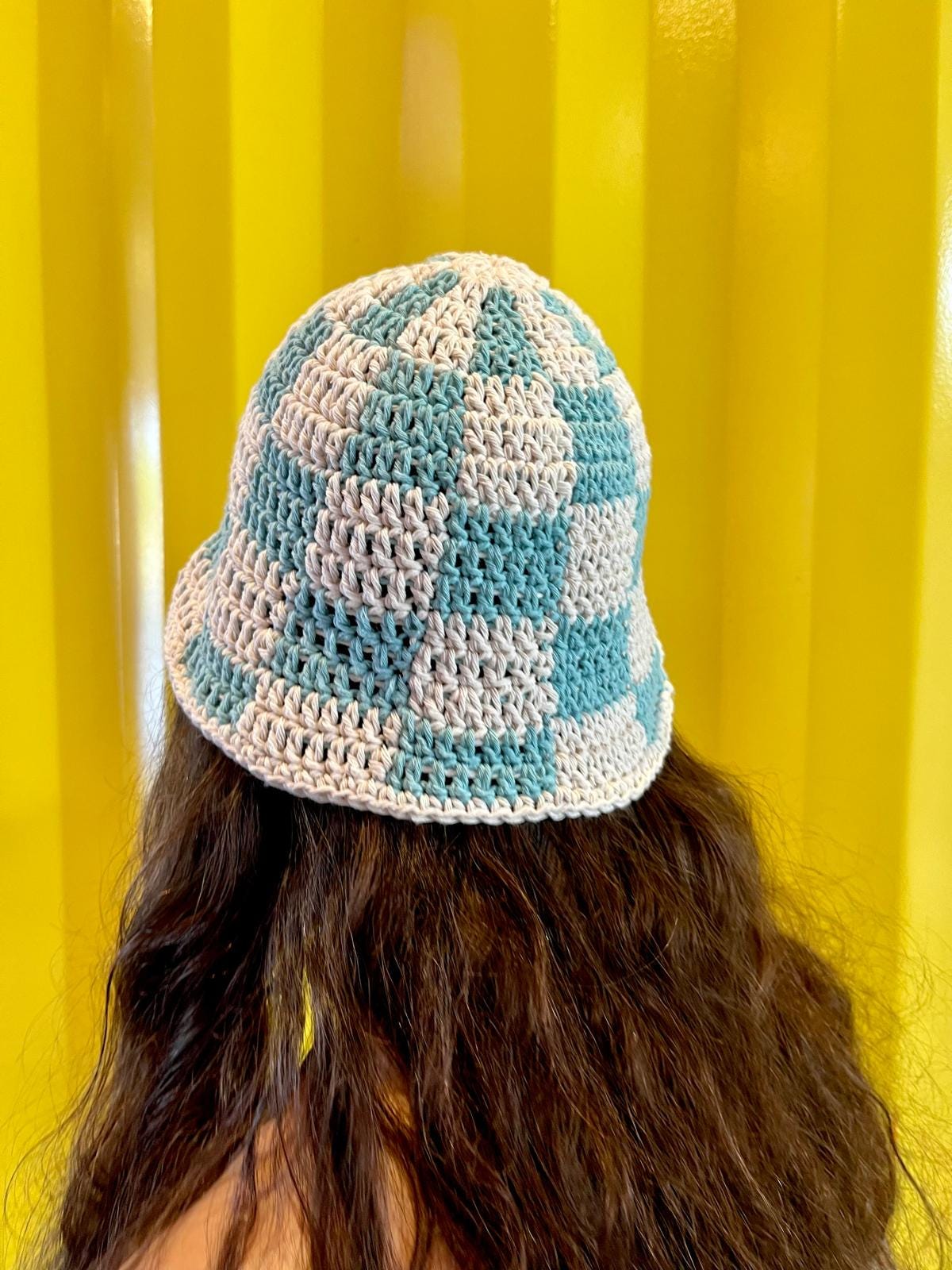 Crochet Pattern - Bucket Hat Crochet Pattern - Square Bucket Hat ...