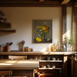 Dandelion Bouquet Painting by Jeffrey T. Larson | Fine Art Print - Etsy