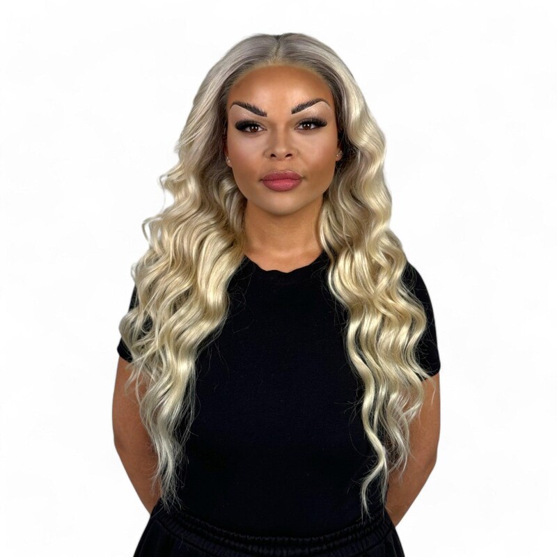 Blonde Human Hair Wigs - Etsy
