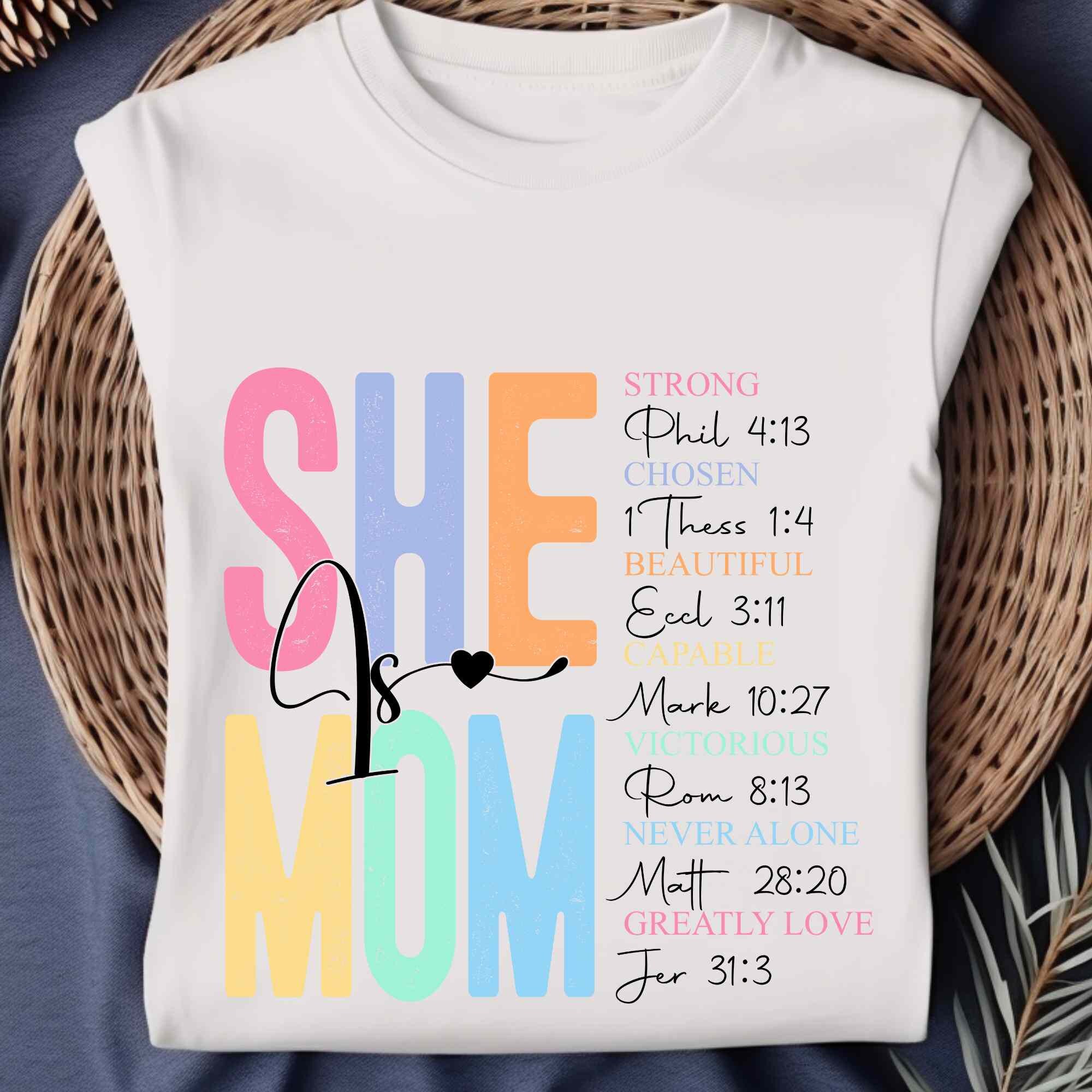 She is Mom Svg Png, Mom Svg Png, Empowered Women Png, Strong Mom Svg ...