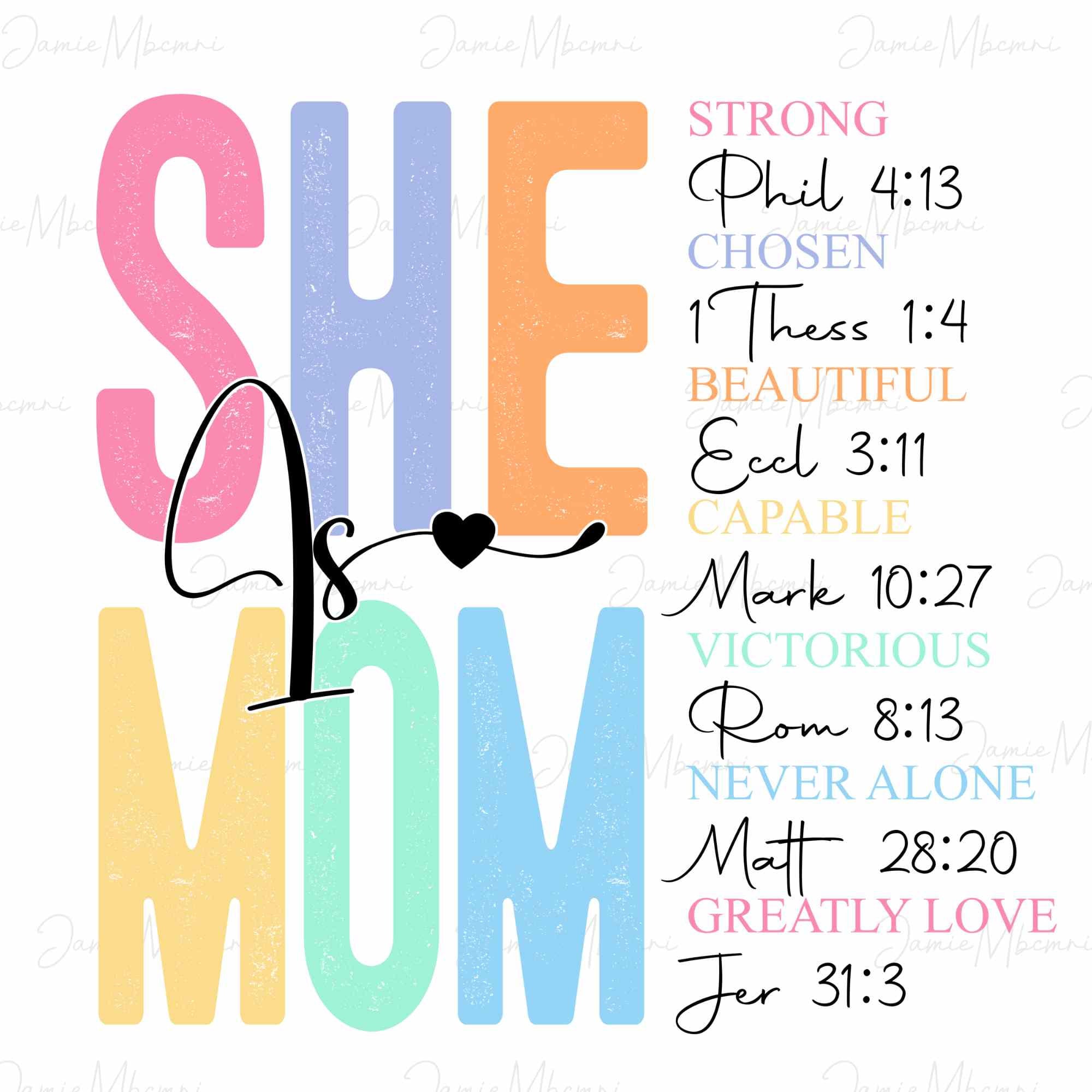 She is Mom Svg Png, Mom Svg Png, Empowered Women Png, Strong Mom Svg ...