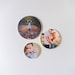 Custom Circle Photo Print on Wood | Custom Round Wood Photo Block ...