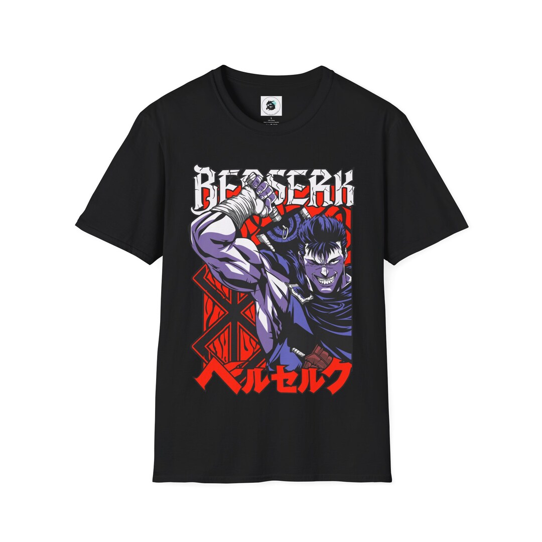 Guts Shirt, Beserk Shirt, Guts Sword, Beserk Manga, Gift for Him ...