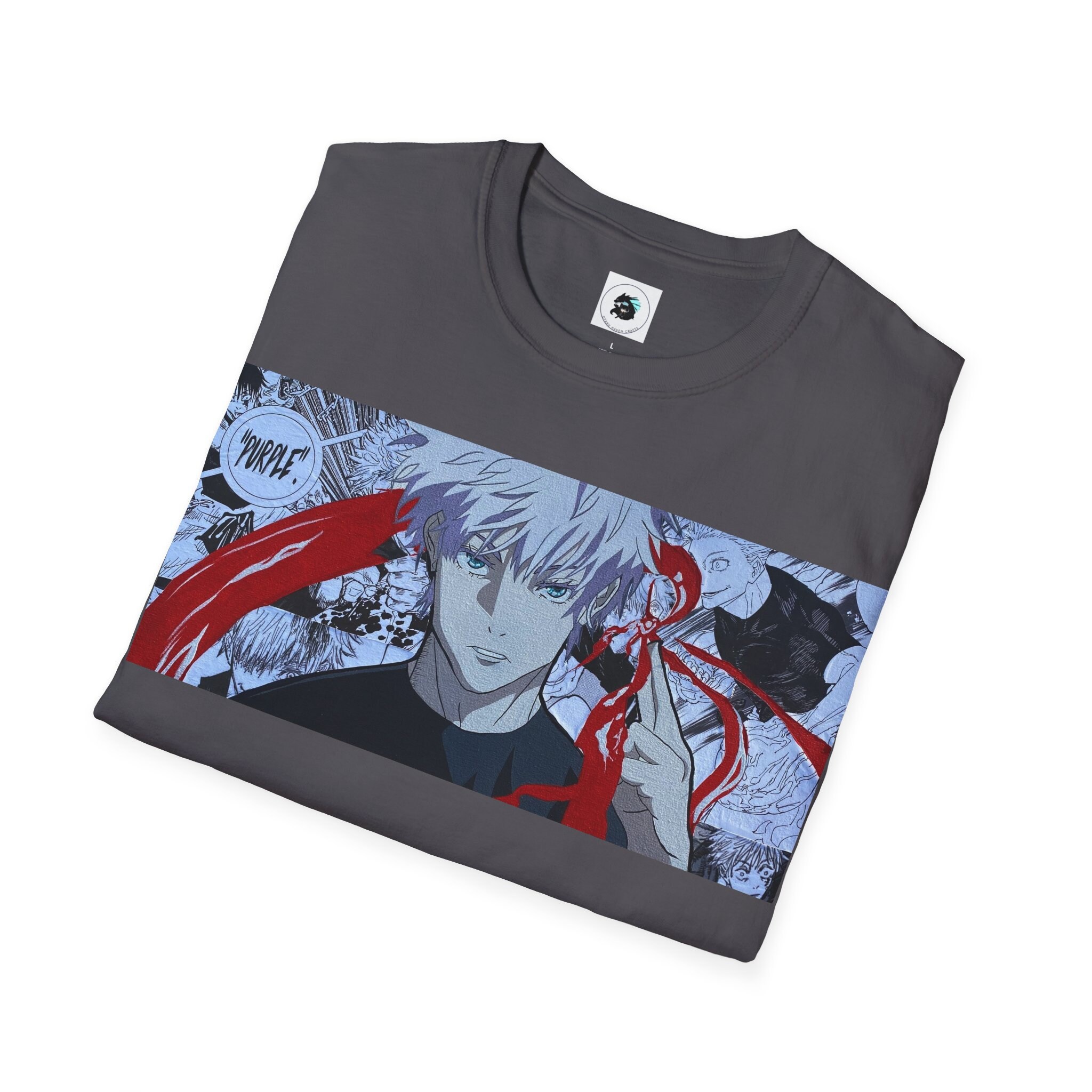 Gojo Hollow Purple Panel Shirt, Anime Shirt, Jujutsu Kaisen, JJK Manga ...