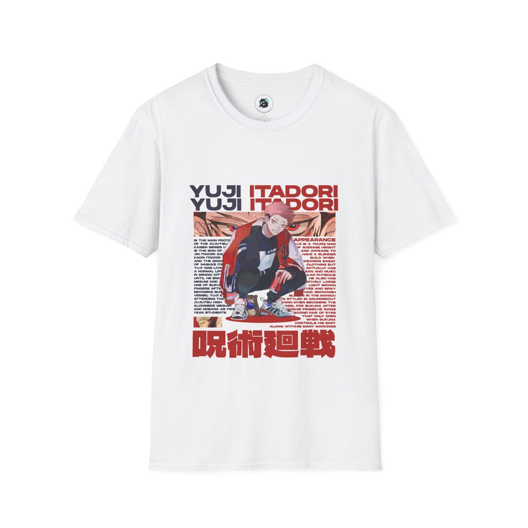 Yuji Itadori Streetwear, JJK Manga, Jujutsu Manga Top, Anime Clothing ...