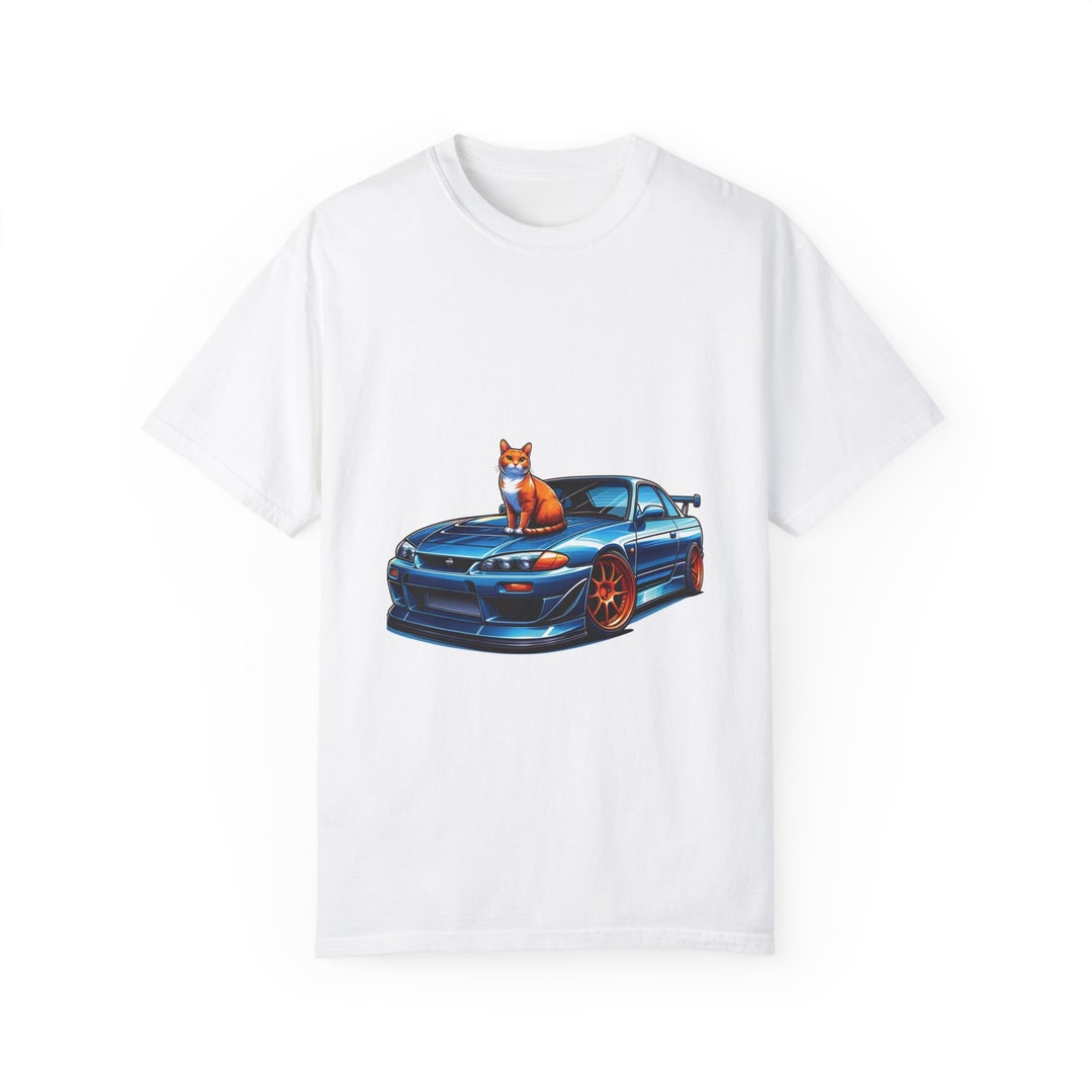 JDM Cat Shirt, Car Culture Shirt, Cat Lover's Shirt, Automotive Shirt ...