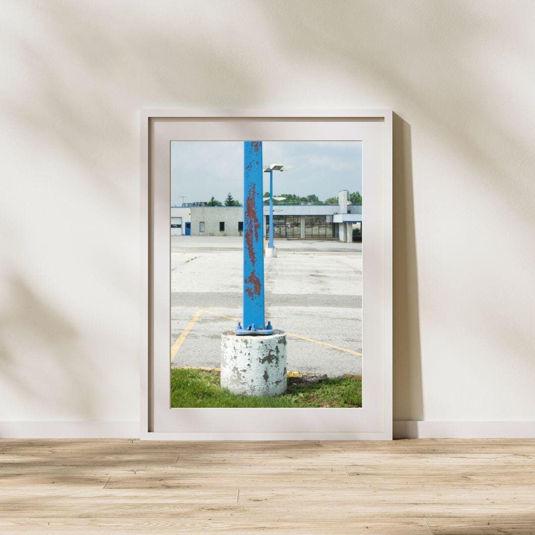 Parking Lot Street Light, Matte Photo Print - Etsy