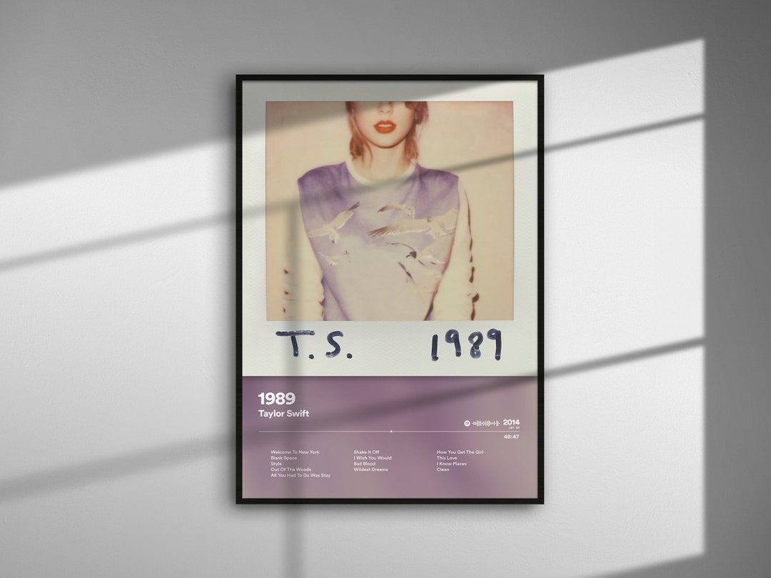 Taylor Swift 1989 Physical Poster Blurry Version - Etsy