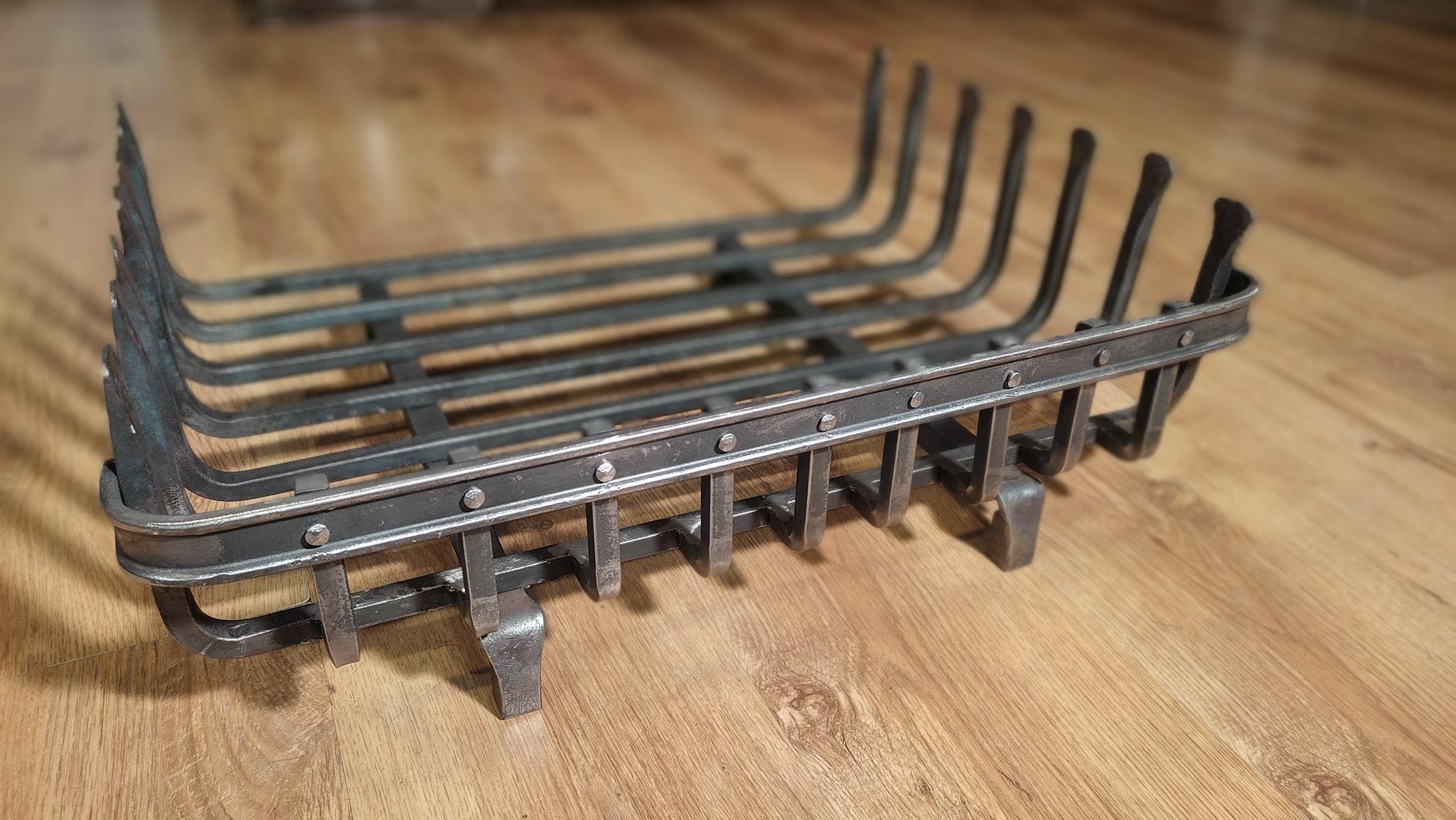 Fireplace Grate Wrought Iron Log Grate. Hand Made for Fireplace. - Etsy