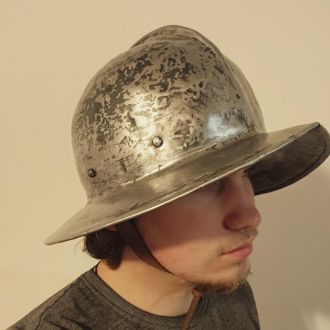 Morion / Kettle Helmet - Material : Steel - Handmade Medieval Armor ...