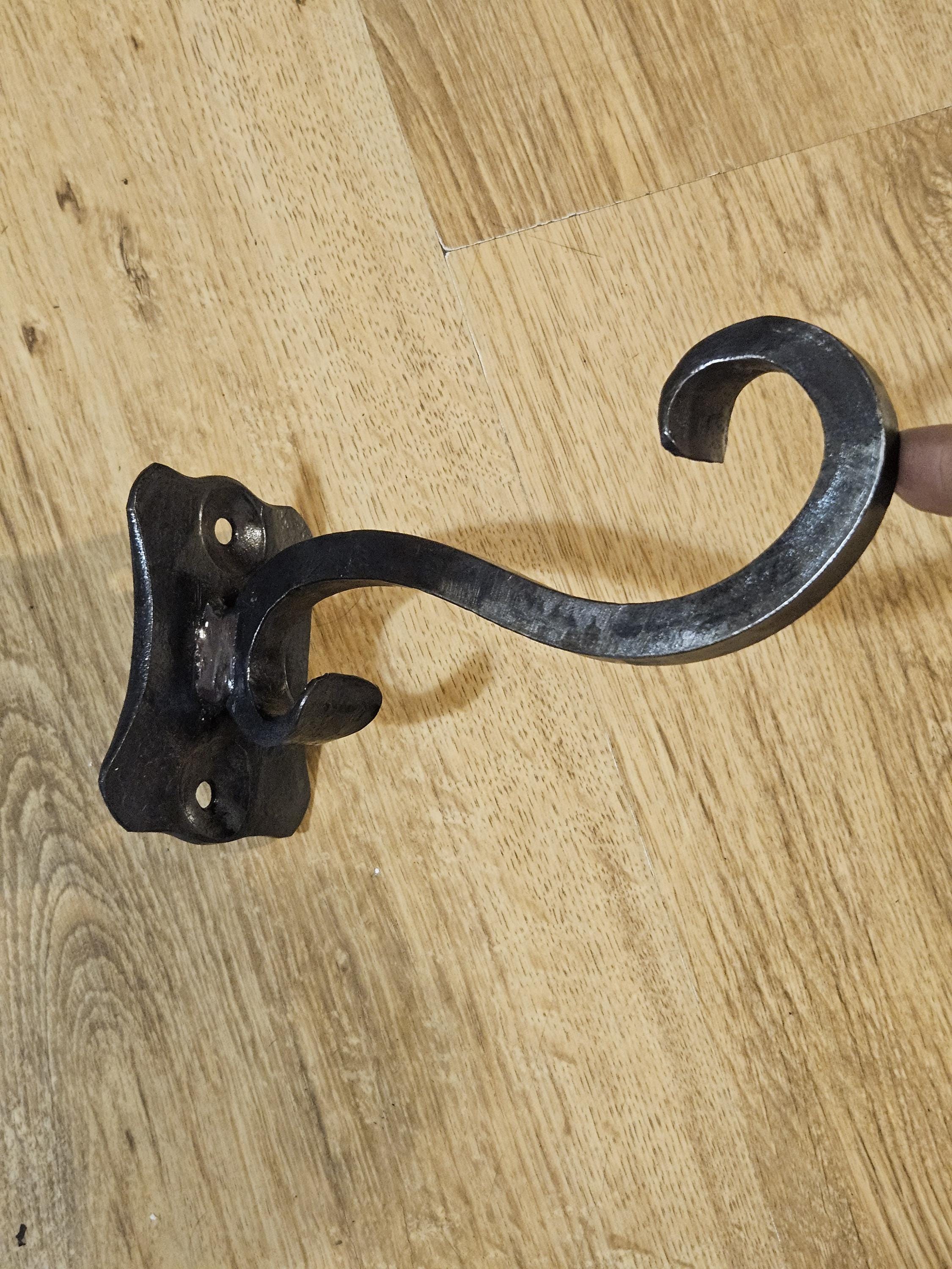 Curtain Rod - Wrought Iron, Hand Forged - Medieval/renaissance Style - Etsy