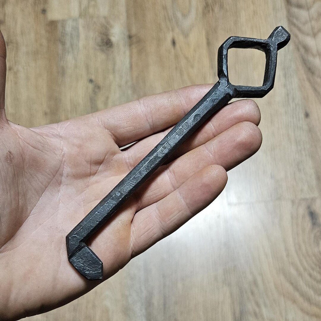 Forged Iron Dwarf Key: Medieval Viking Style - Etsy