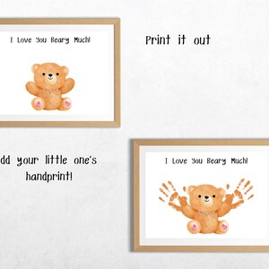 20 Valentine Handprint Art Printable Valentine's Day, Handprint Art ...