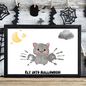 Halloween Handprint Art Bundle | Printable Crafts for Kids | Ghost ...