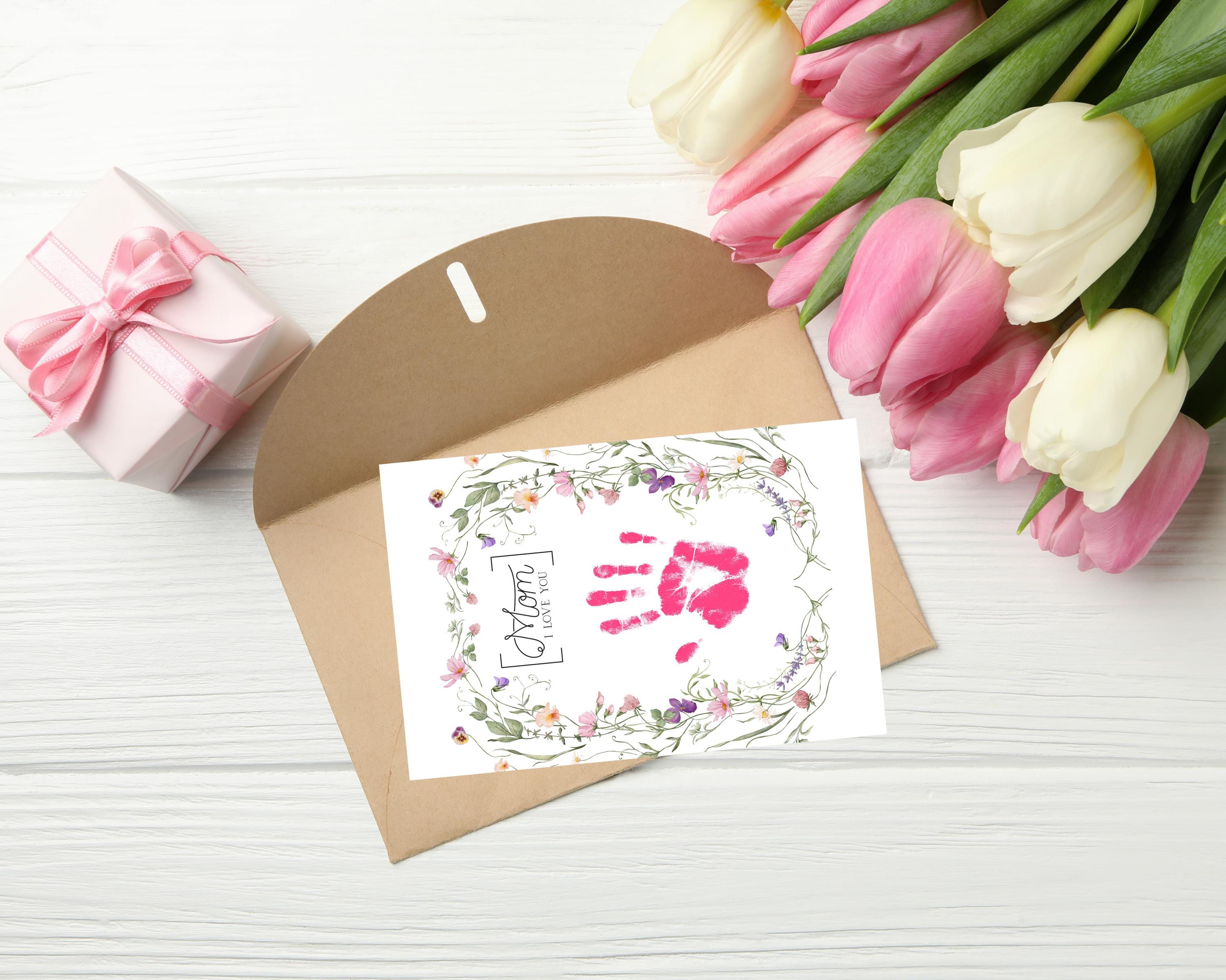 Mother’s & Father’s Day Handprint Art, Kids Printable Gift Craft, All ...