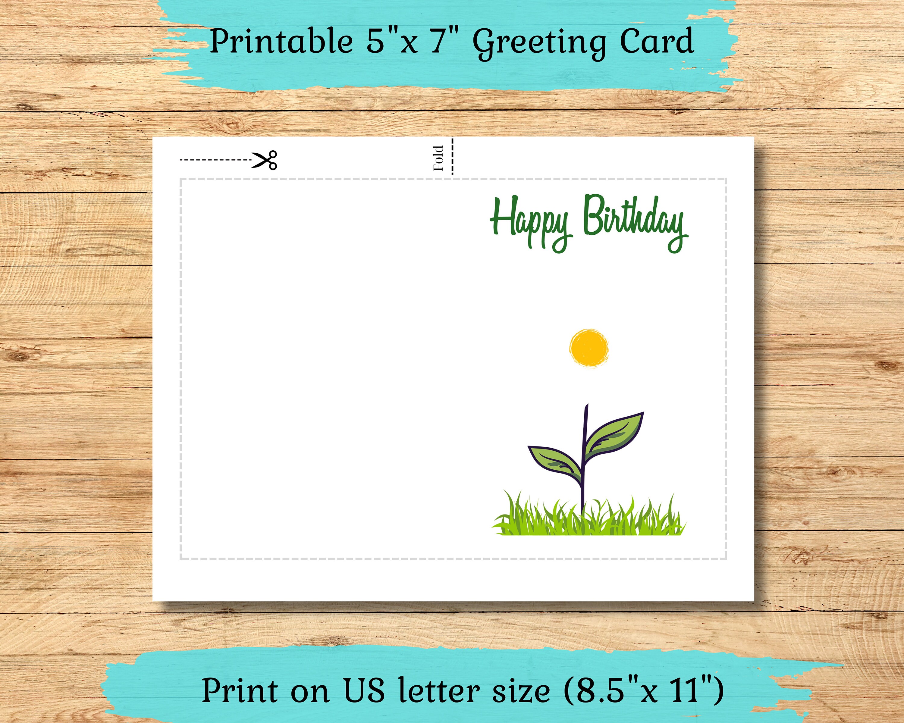Happy Birthday Flower Fingerprint Card, Kid, Toddler, Child, Craft ...