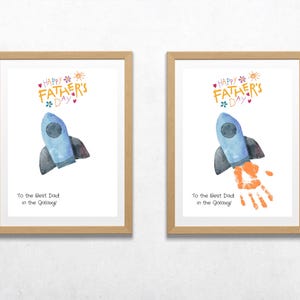 Mother’s & Father’s Day Handprint Art, Kids Printable Gift Craft, All ...