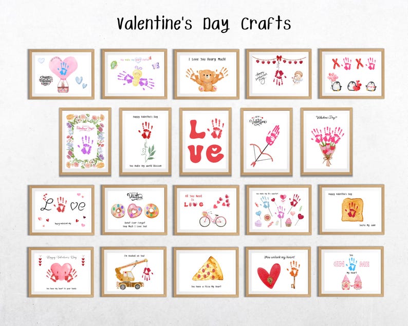 Holiday Handprint Craft Bundle, Easter, Valentine’s Day, Halloween ...