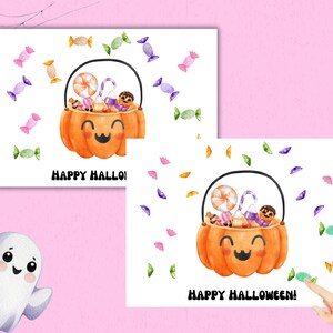 Halloween Handprint Art Bundle | Printable Crafts for Kids | Ghost ...