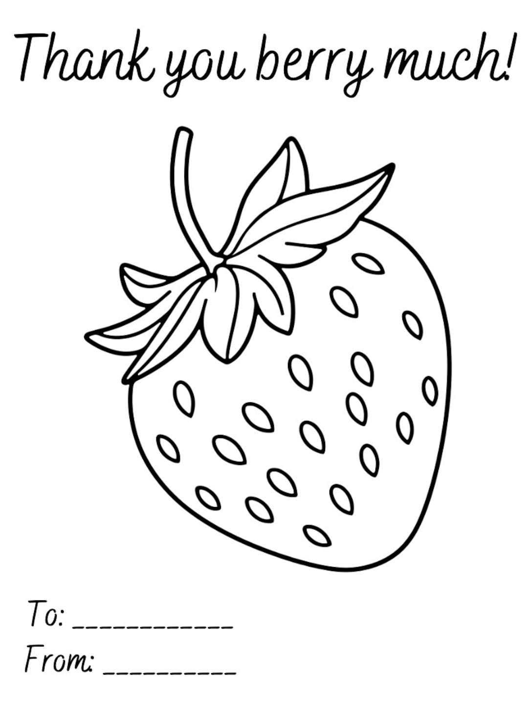 Printable Coloring Page for Teacher Appreciation and Thank You Cards ...