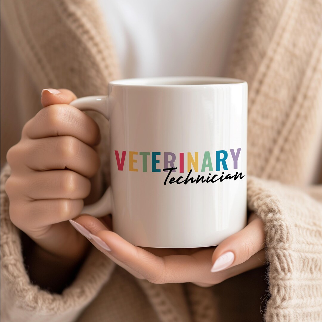 Personalized Veterinary Mug, Custom Vet Gift, Vet Assistant Vet Tech ...