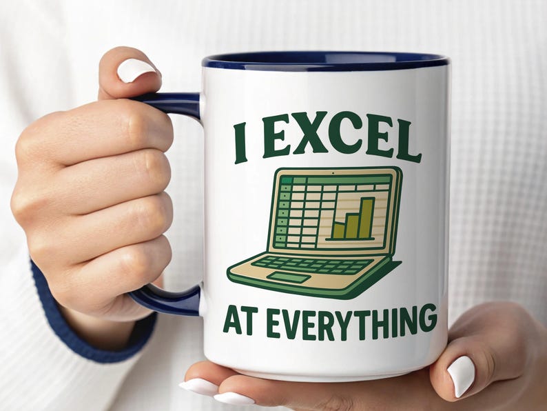 Funny Accountant Mug, Excel Spreadsheet Coffee Mug, CPA Gift ...