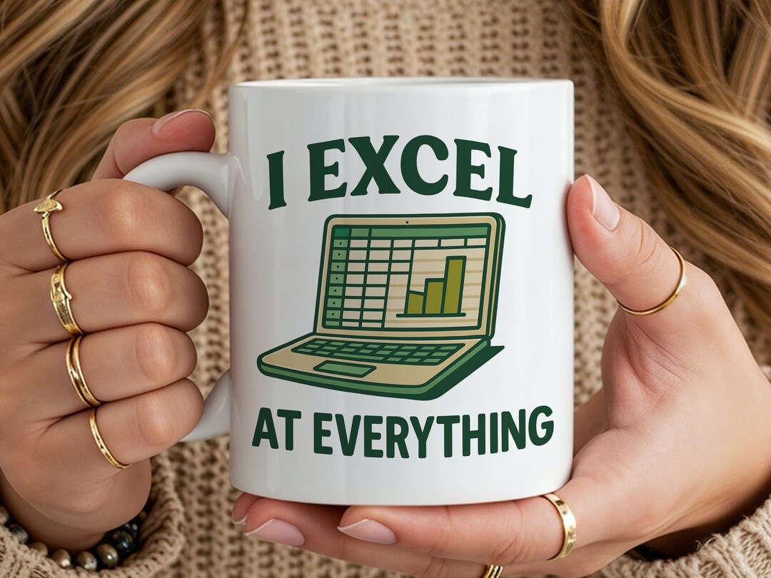Funny Accountant Mug, Excel Spreadsheet Coffee Mug, CPA Gift ...