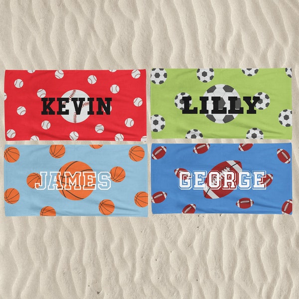 Sports Bath Towels - Etsy