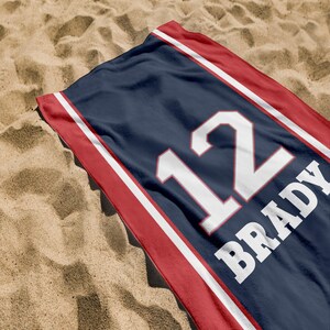 Sport Team Custom Beach Towel, Personalized School Team Towels ...