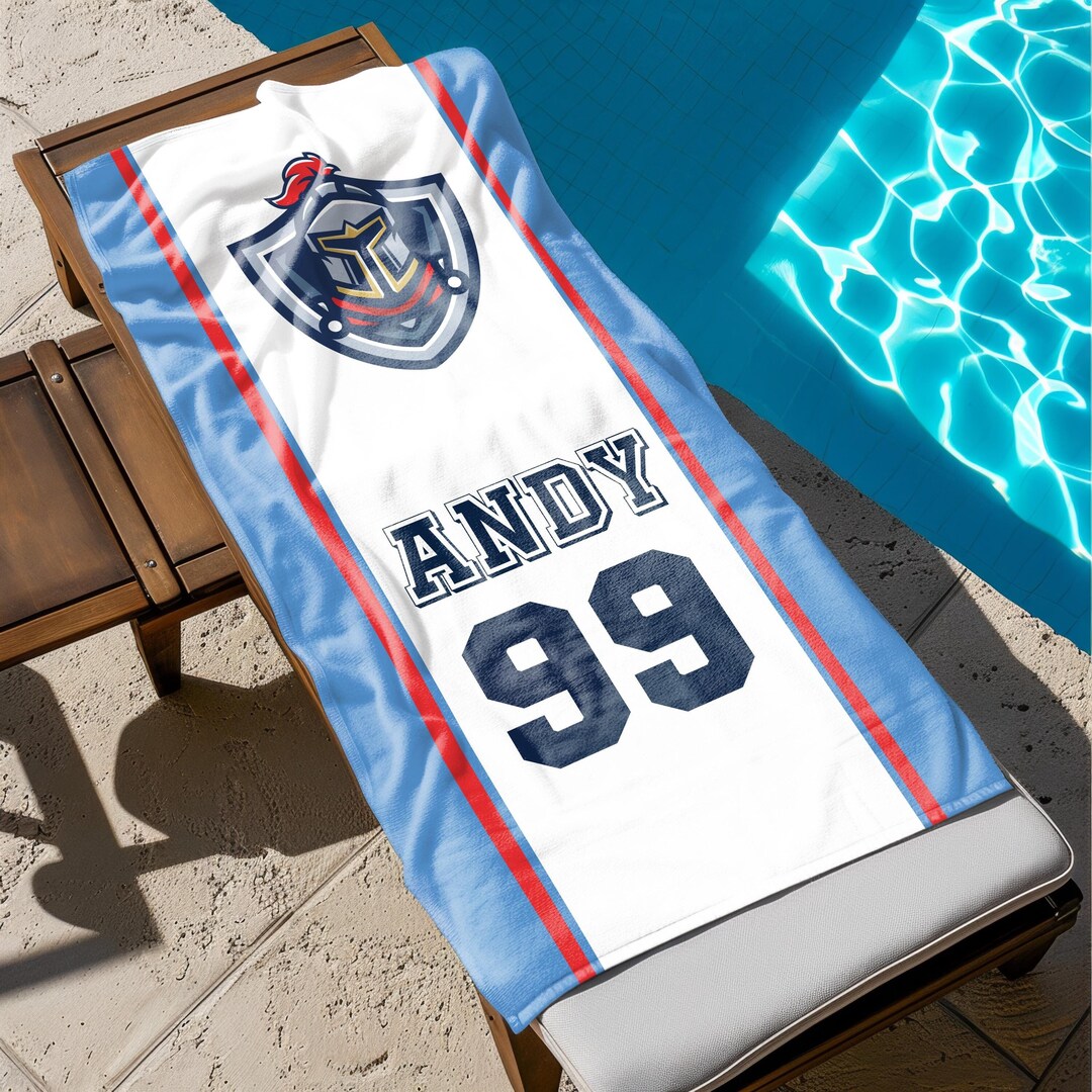 Sport Team Custom Beach Towel, Personalized School Team Towels ...
